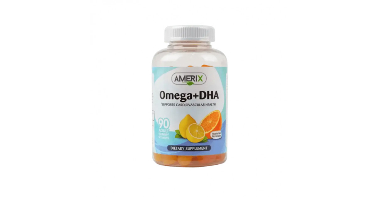 Amerix Gummy Omega+Dha Adults 90Pcs