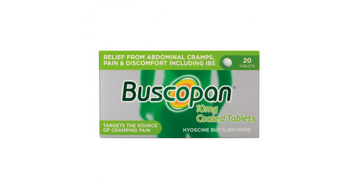 Buscopan 10mg 20 Tablets