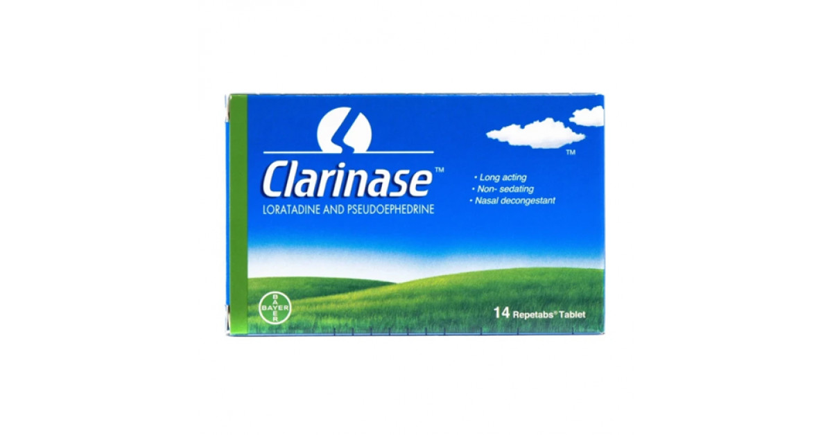 Clarinase Repetabs 14 Tablets