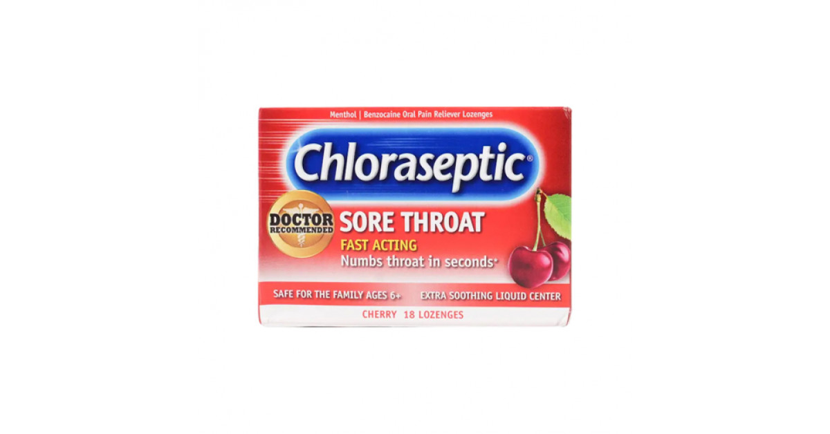 Chloraseptic Cherry 18 Lozenges