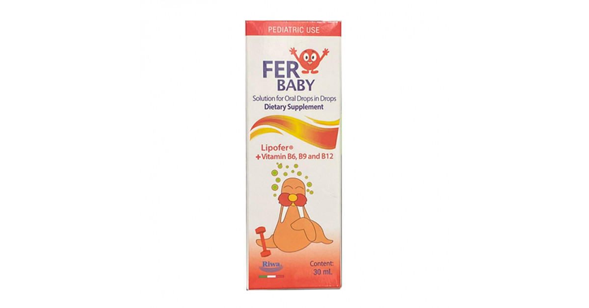 Ferro Baby Drops Orange Flavour 30ml