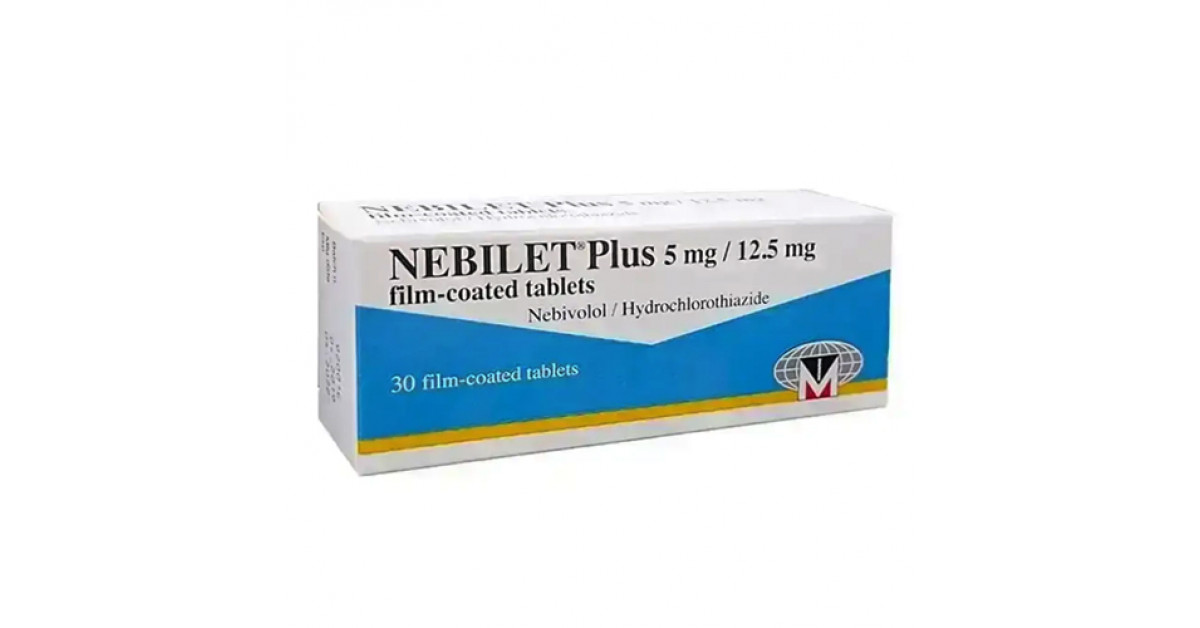 Nebilet Plus 5/12.5mg 30 Tablets