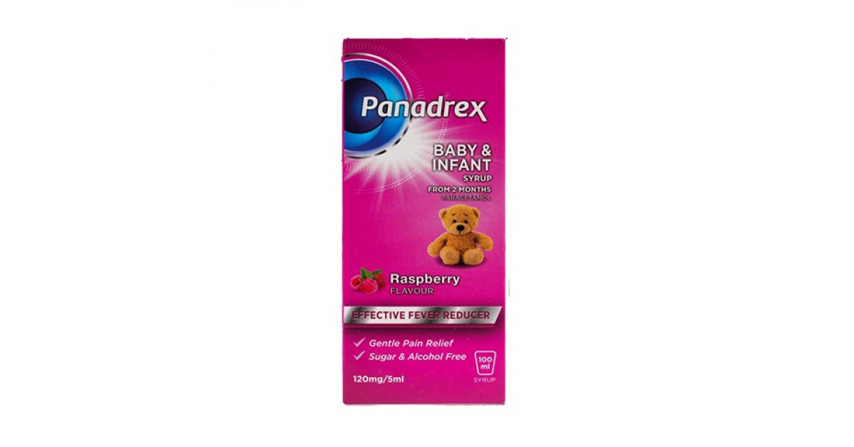 Panadrex Baby & Infant 120mg/5ml Syrup 100ml