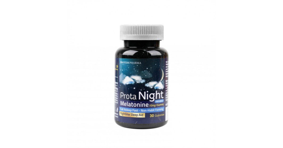 Protem Pharma Prota Night For Adult Melatonine 10mg 30 Gummies