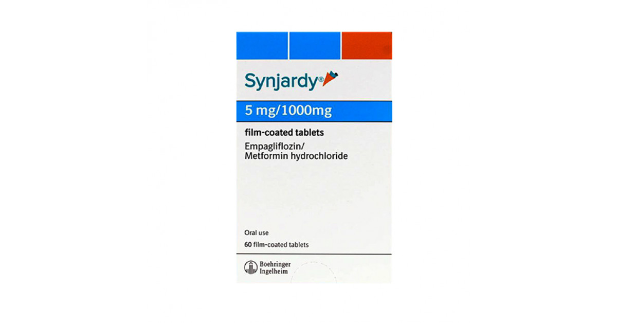 Synjardy 5mg/1000mg 60 Tablets